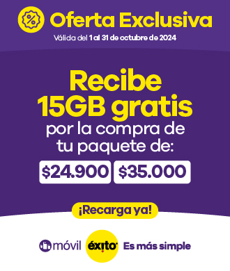 Legales Relacionales Ticket Alto octubre 2024 | Móvil Éxito